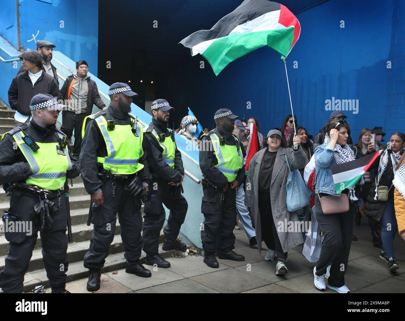June 1, 2024, London, England, UK: Police officers form cordon at the ...