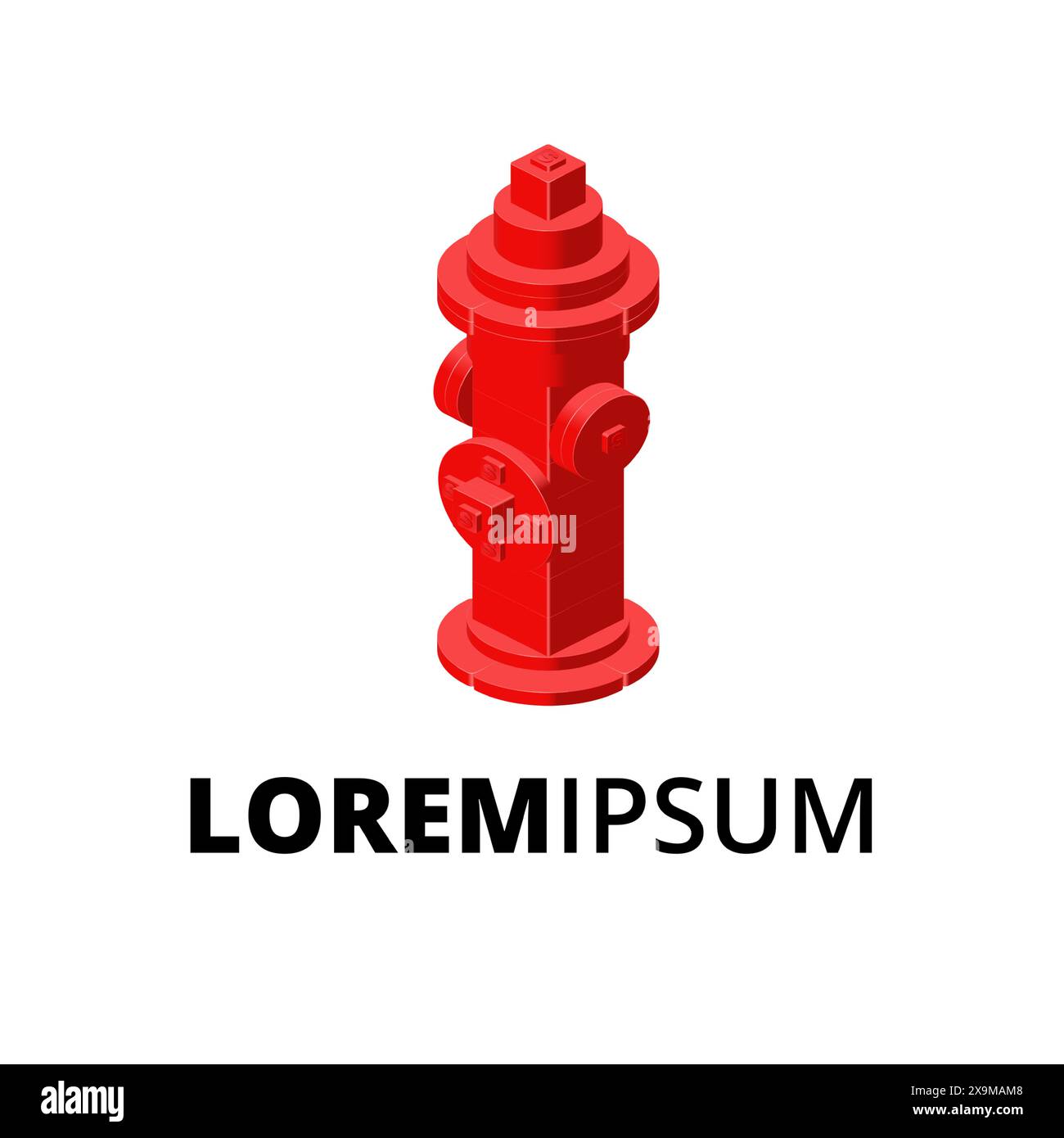 Fire hydrant children logo Cut Out Stock Images & Pictures - Alamy