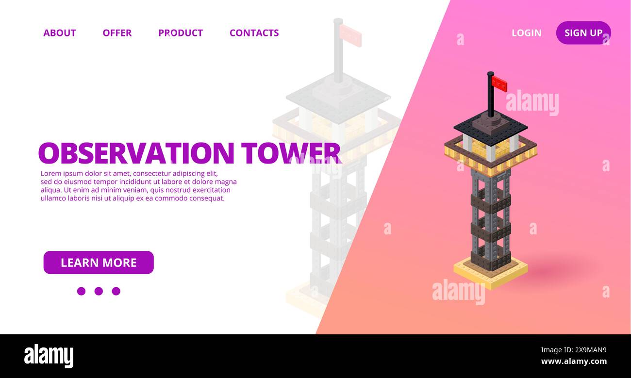 Observation layout Stock Vector Images - Alamy