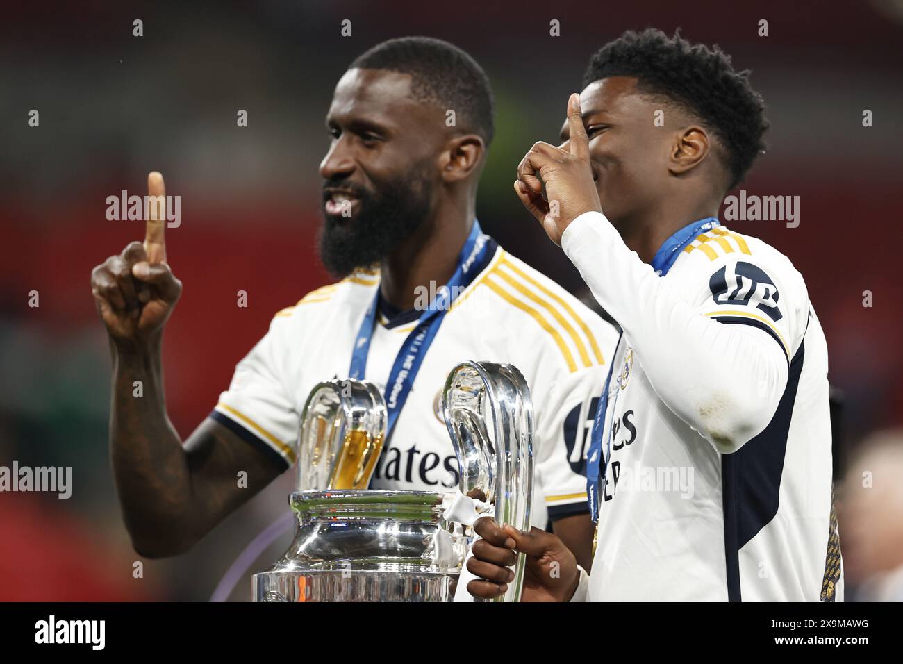 Zeist, Netherlands. 01st June, 2024. LONDON - (l-r) Antonio Rudiger of ...