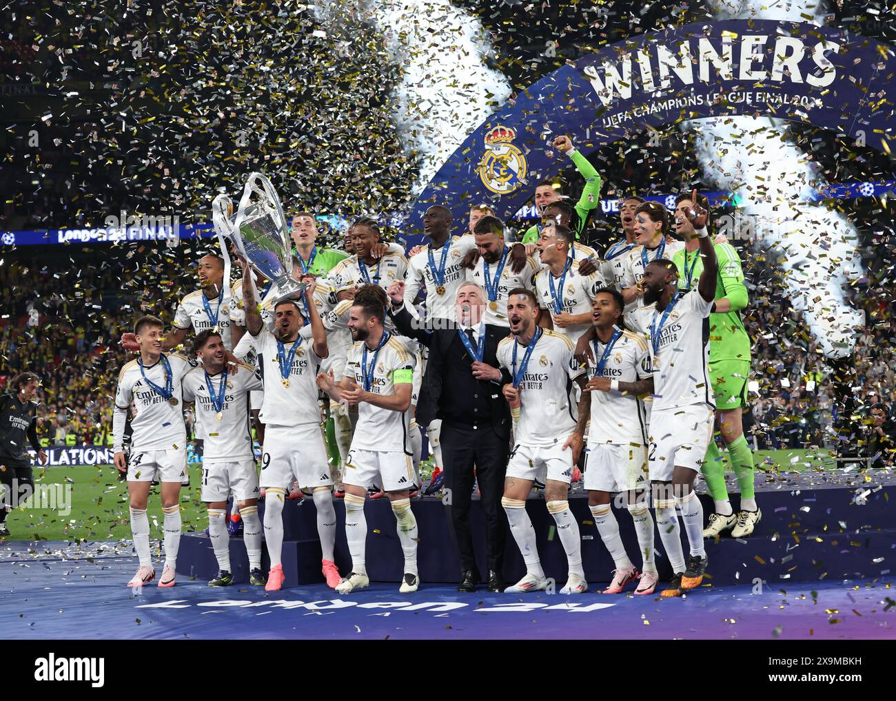 Champions league final 2024 trophy hi-res stock photography and images ...