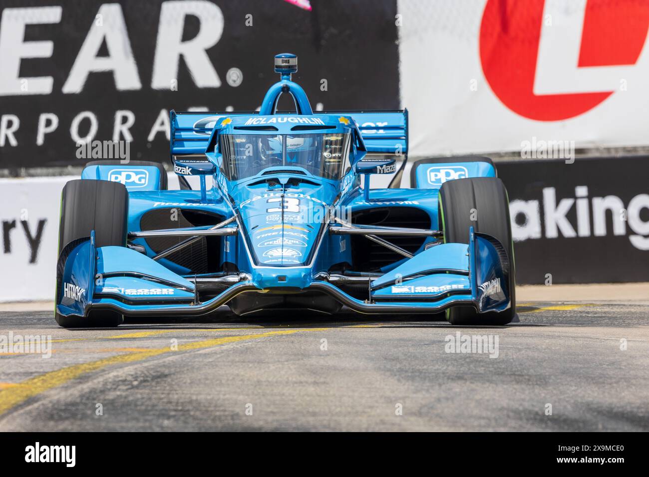 Detroit, Michigan, USA. June 1st, 2024: Team Penske driver Scott ...