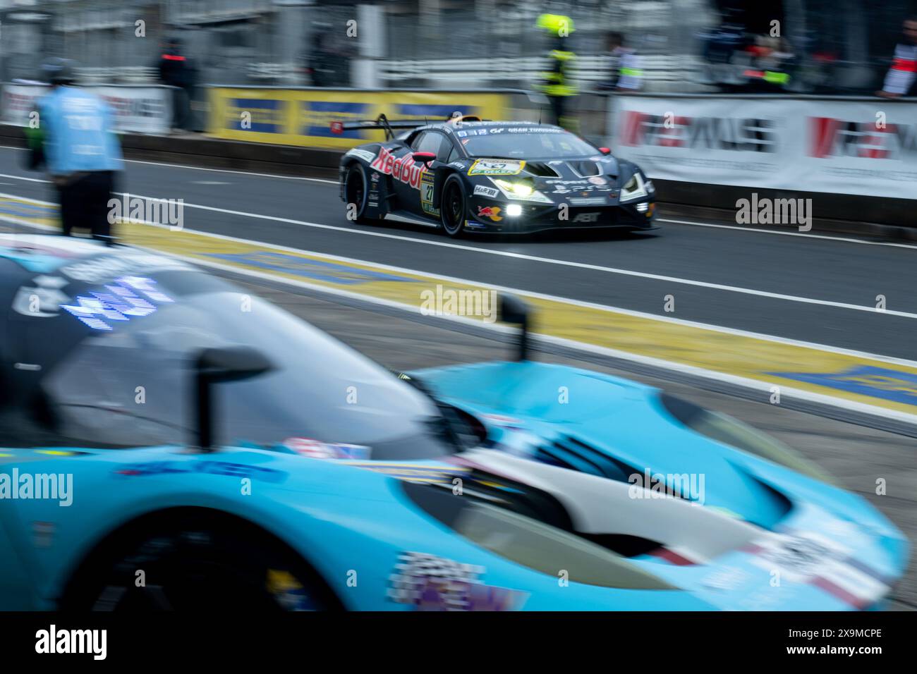 Kelvin van der Linde, Marco Mapelli, Jordan Pepper (Red Bull Team Abt ...