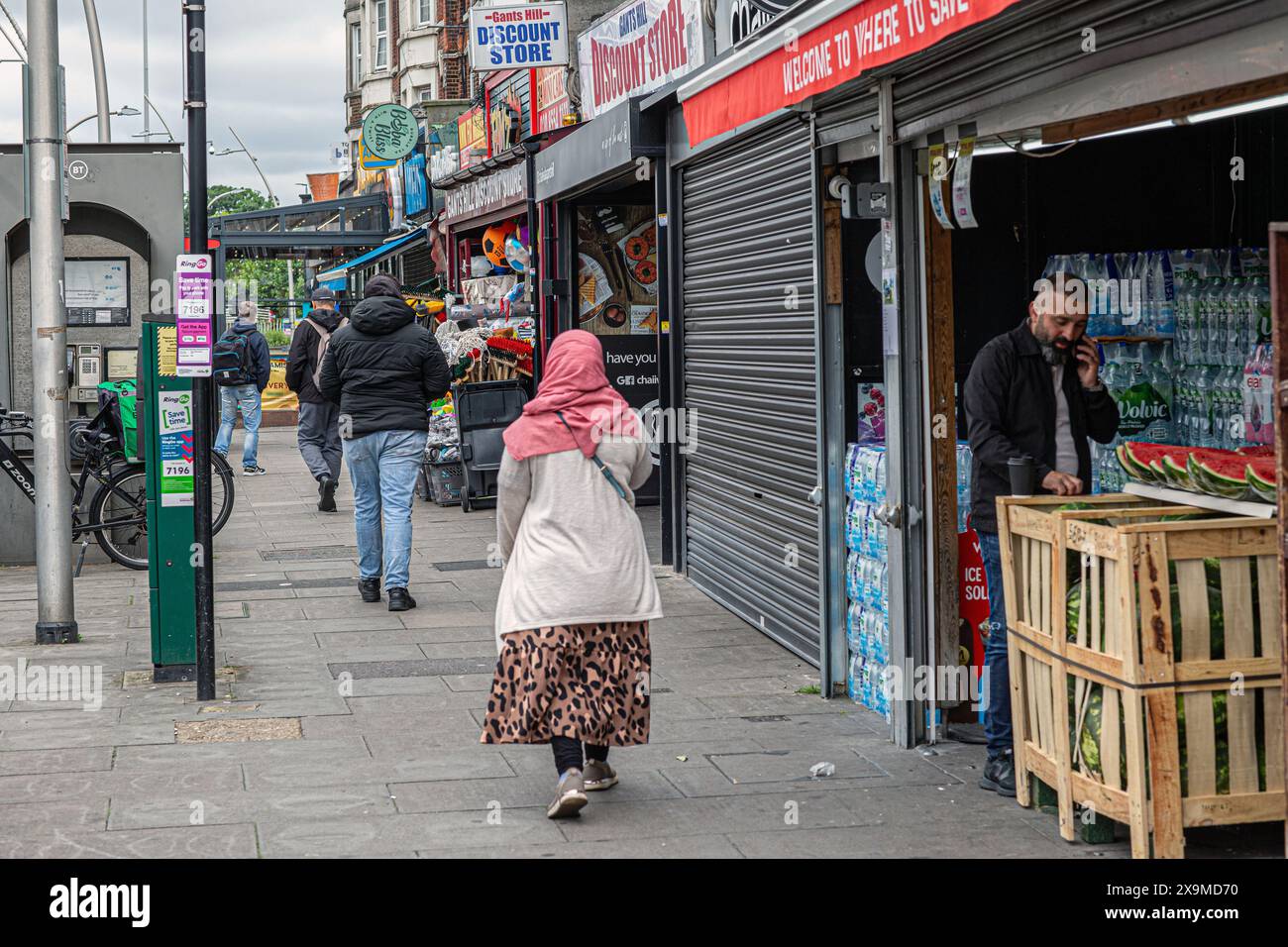 London, UK. 1 June 2024. The decline of the UK high street. Several ...