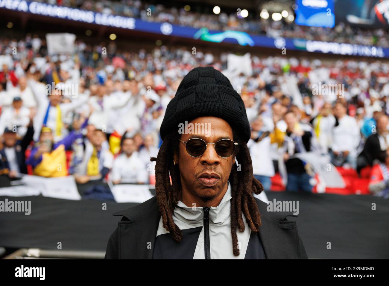 Jay-Z during during Champions League 2024 final game between Borussia ...