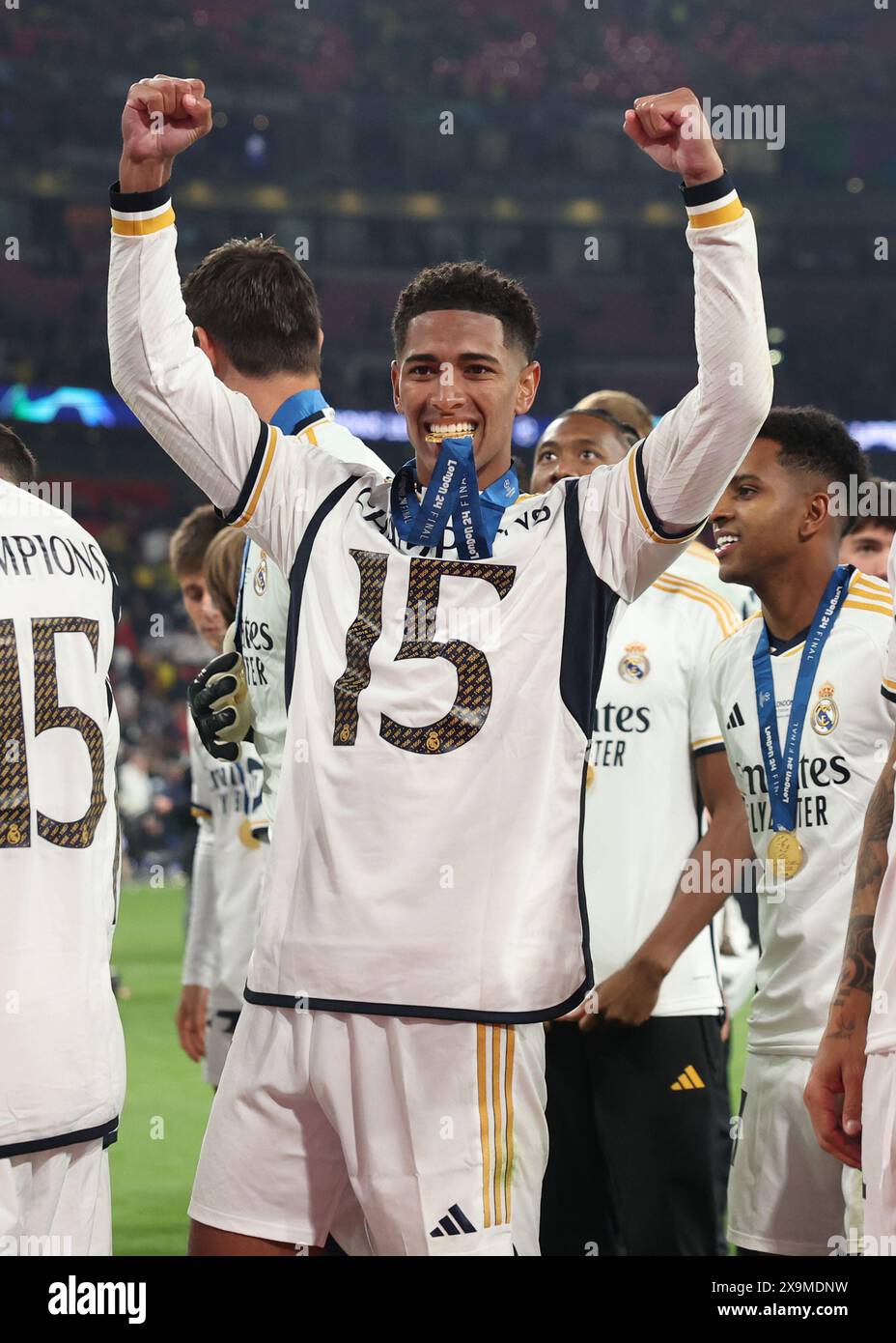 London, UK. 1st June, 2024. Jude Bellingham of Real Madrid with his ...