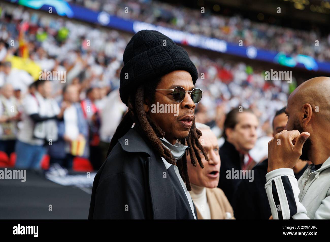 Jay-Z during during Champions League 2024 final game between Borussia ...
