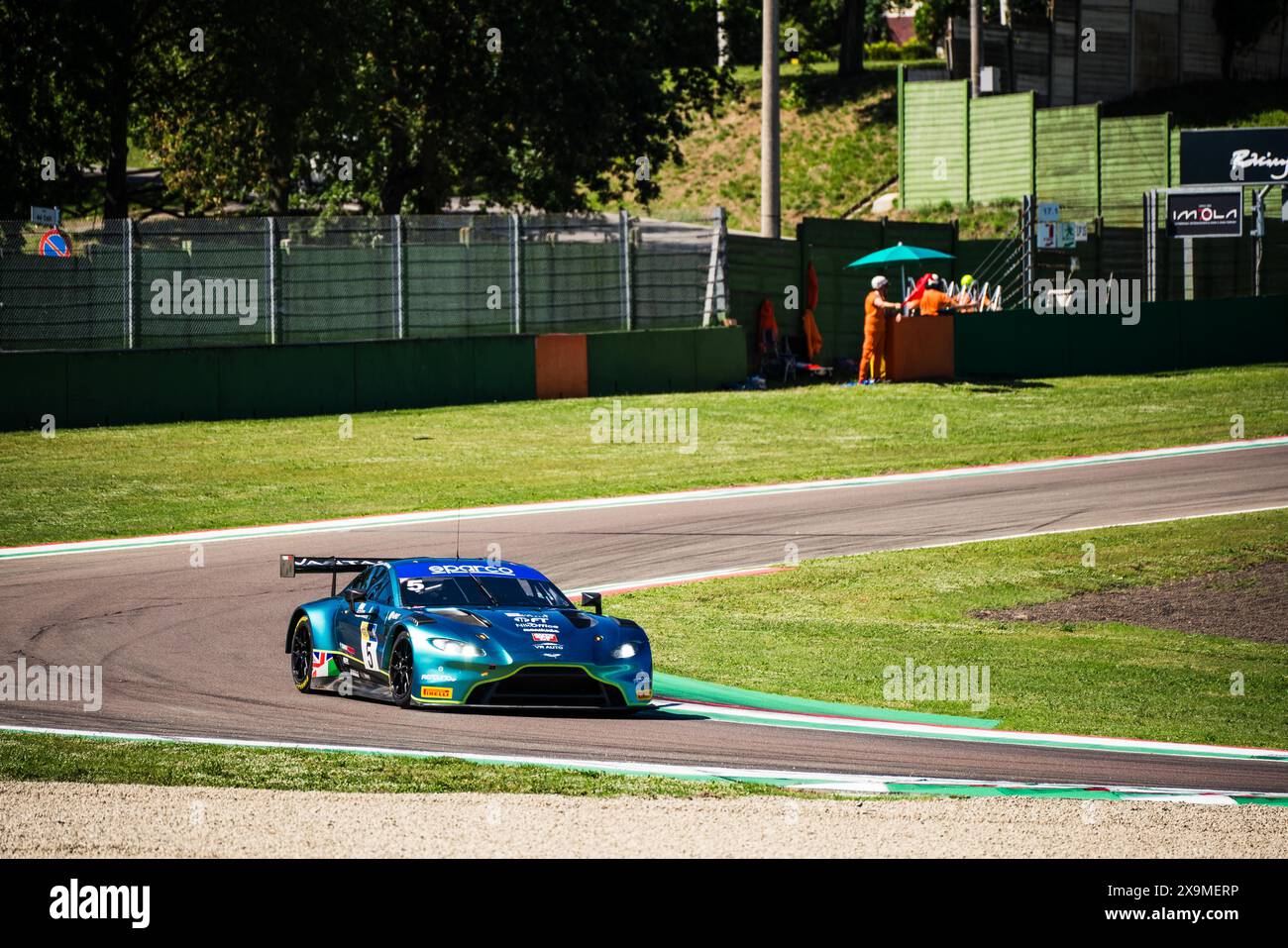 Imola, Italy. 01st June, 2024. Aston Martin Vantage AMR of the L&A ...