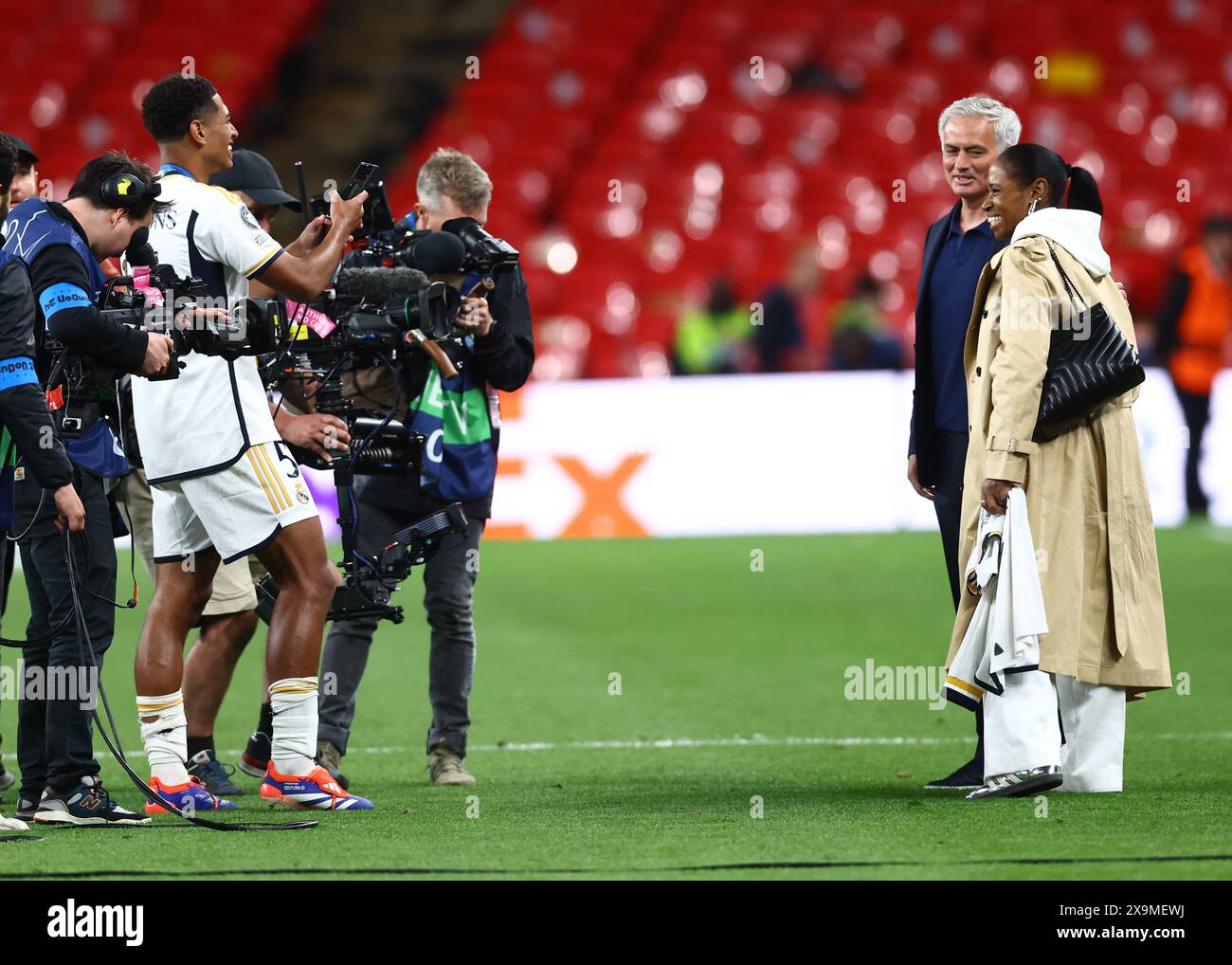 London, UK. 1st June, 2024. Jude Bellingham of Real Madrid takes a ...