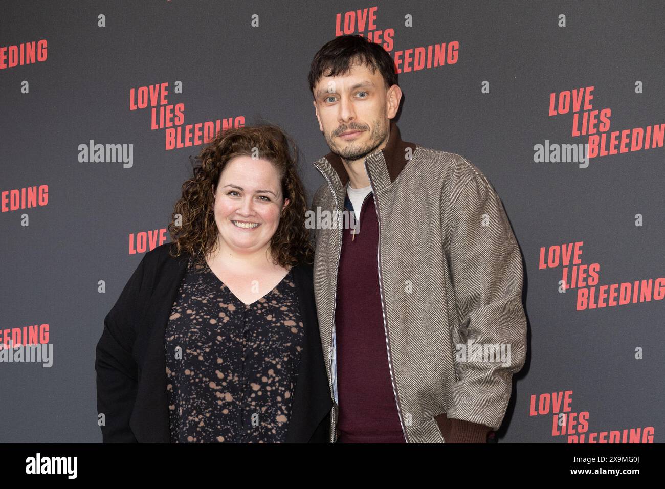 Guests attend the Love Lies Bleeding gala film screening at the Prince ...