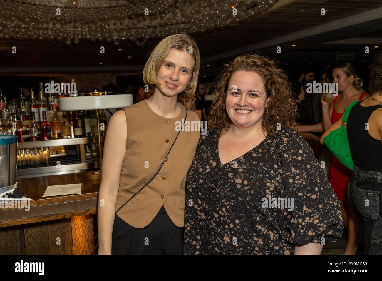 Guests attend the Love Lies Bleeding film screening after party at 100 ...