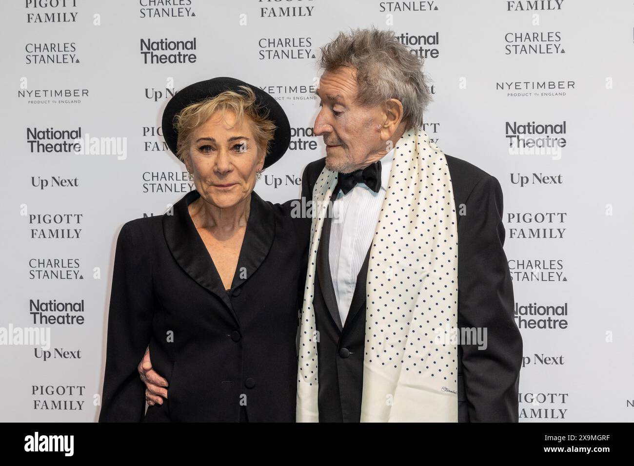 Guests attend the National Theatre Up Next Gala Featuring: Zoe ...