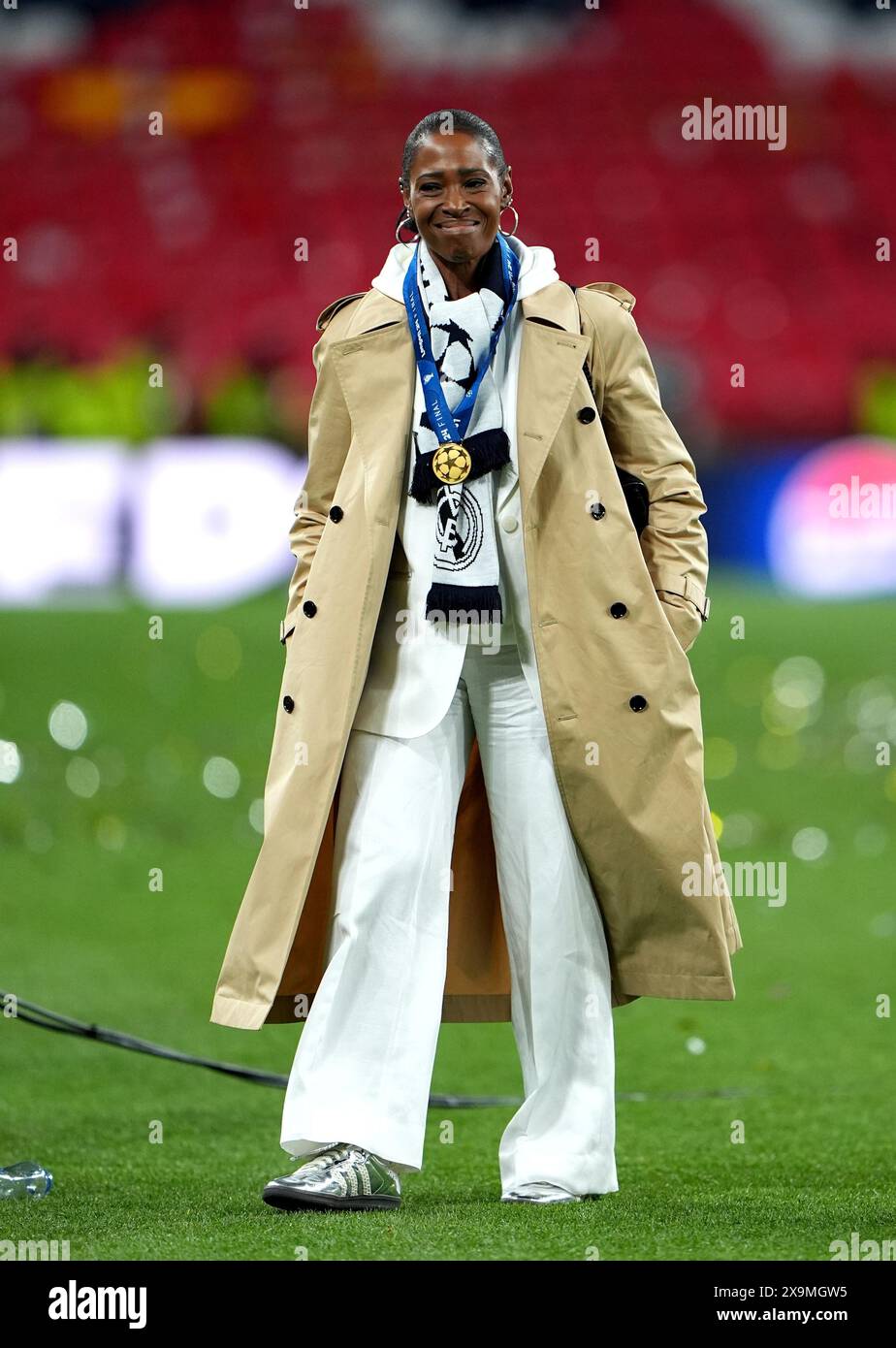 Denise Bellingham the mum of Real Madrid's Jude Bellingham, at the end ...