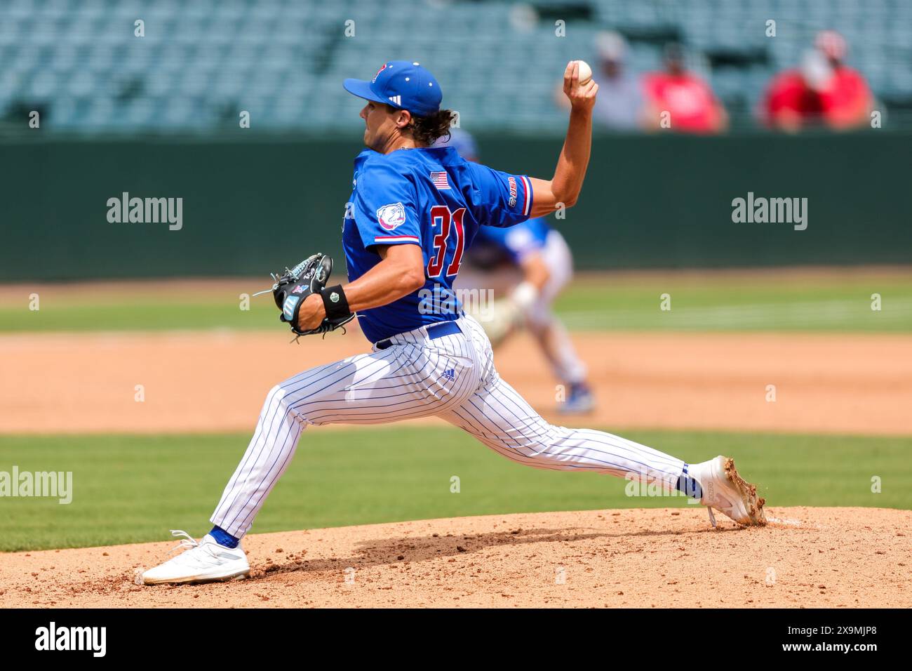 June 1, 2024: Sam Brodersen #31 Louisiana Tech pitcher in action on the ...
