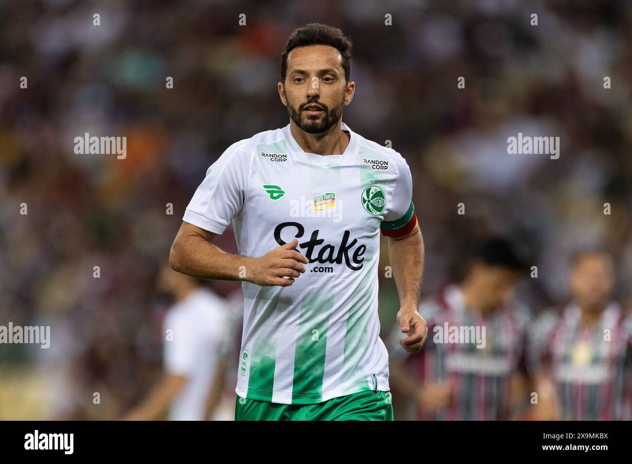 RIO DE JANEIRO, BRAZIL - JUNE 01: NENE of Juventude runs during the ...