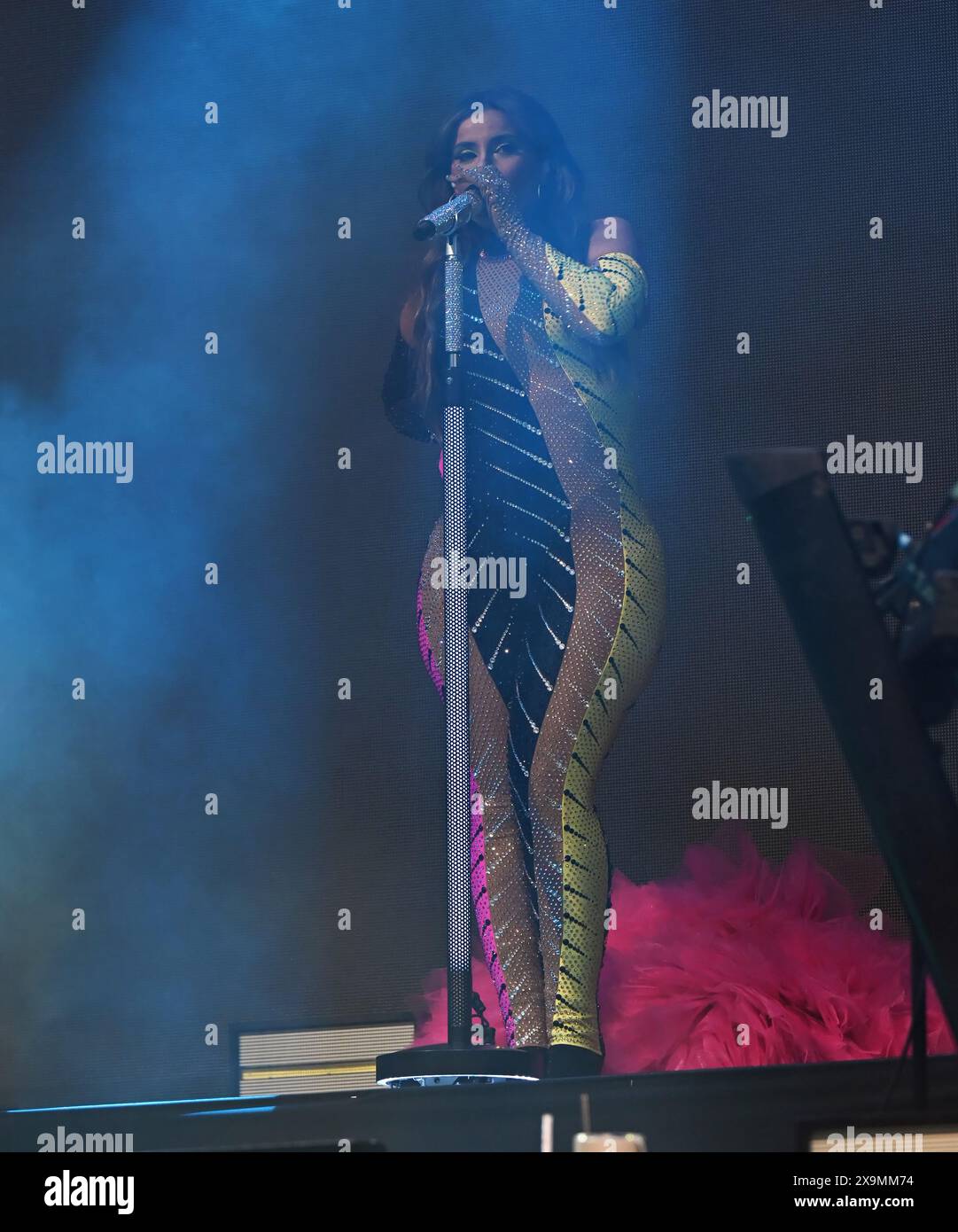 Brockwell Park, London, UK. 1st June, 2024. Nelly Furtado performs at ...