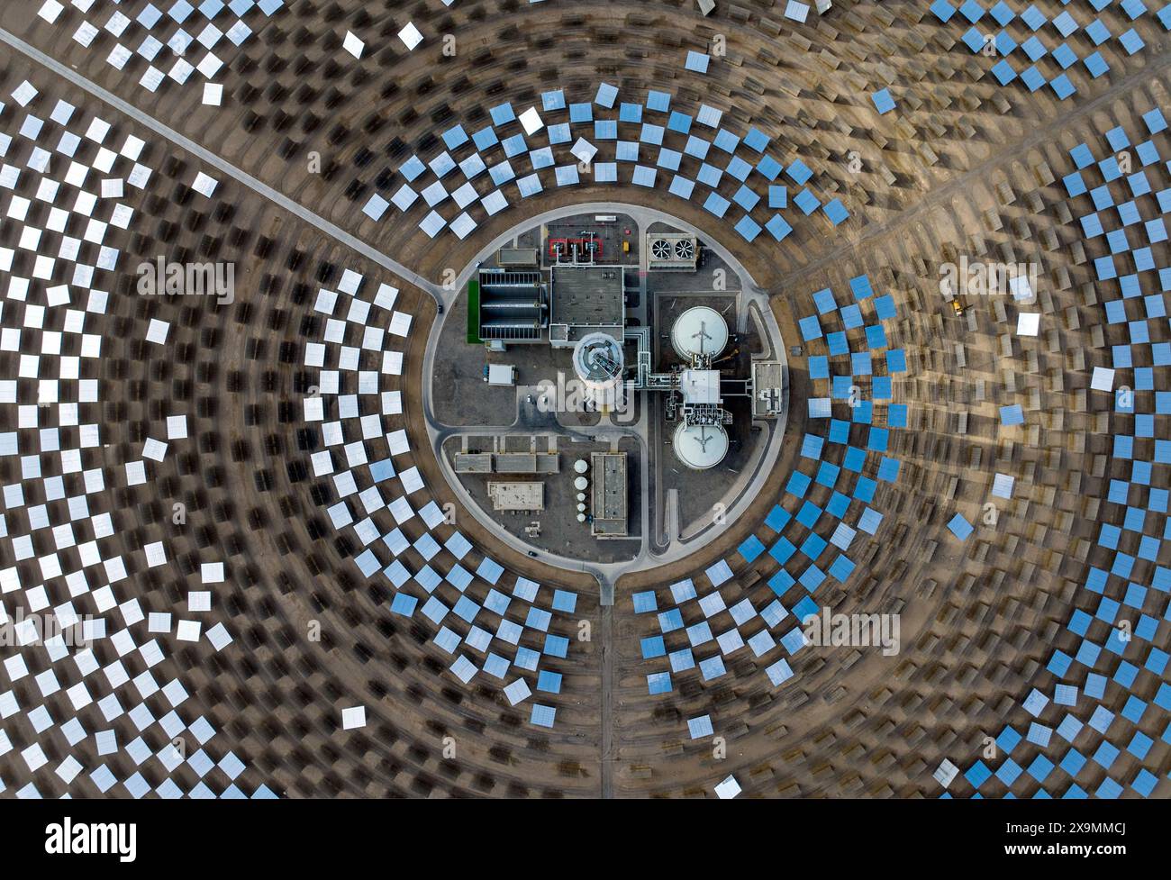 HAIXI, CHINA - JUNE 1, 2024 - Aerial photo of CGDC Haixi 50 MW molten ...