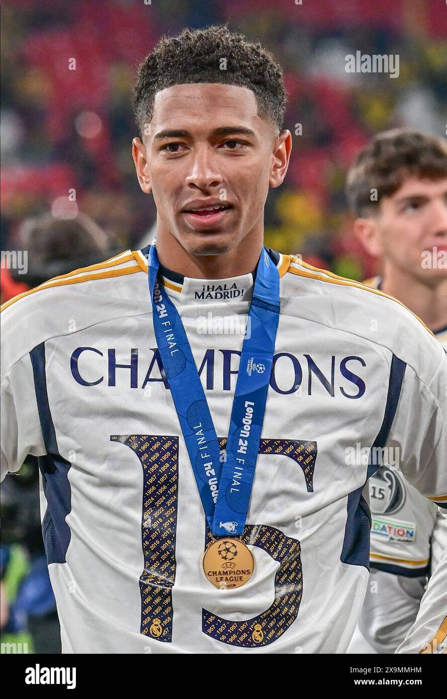 London, UK. 01st June, 2024. Jude Bellingham (5) of Real Madrid seen in ...