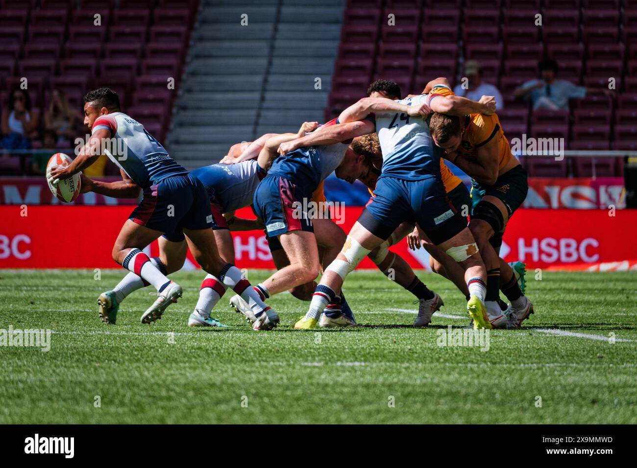 Madrid, Spain. 01th June, 2024. Finals of the Rugby Sevens Championship ...