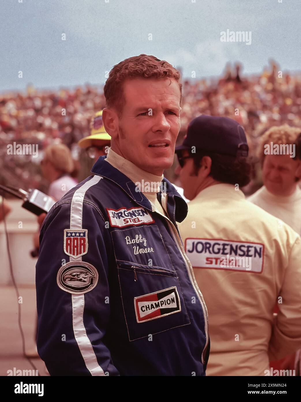 Retro Pocono 500 race, circa 1970s, Mario Andretti, Bobby Unser, Al ...