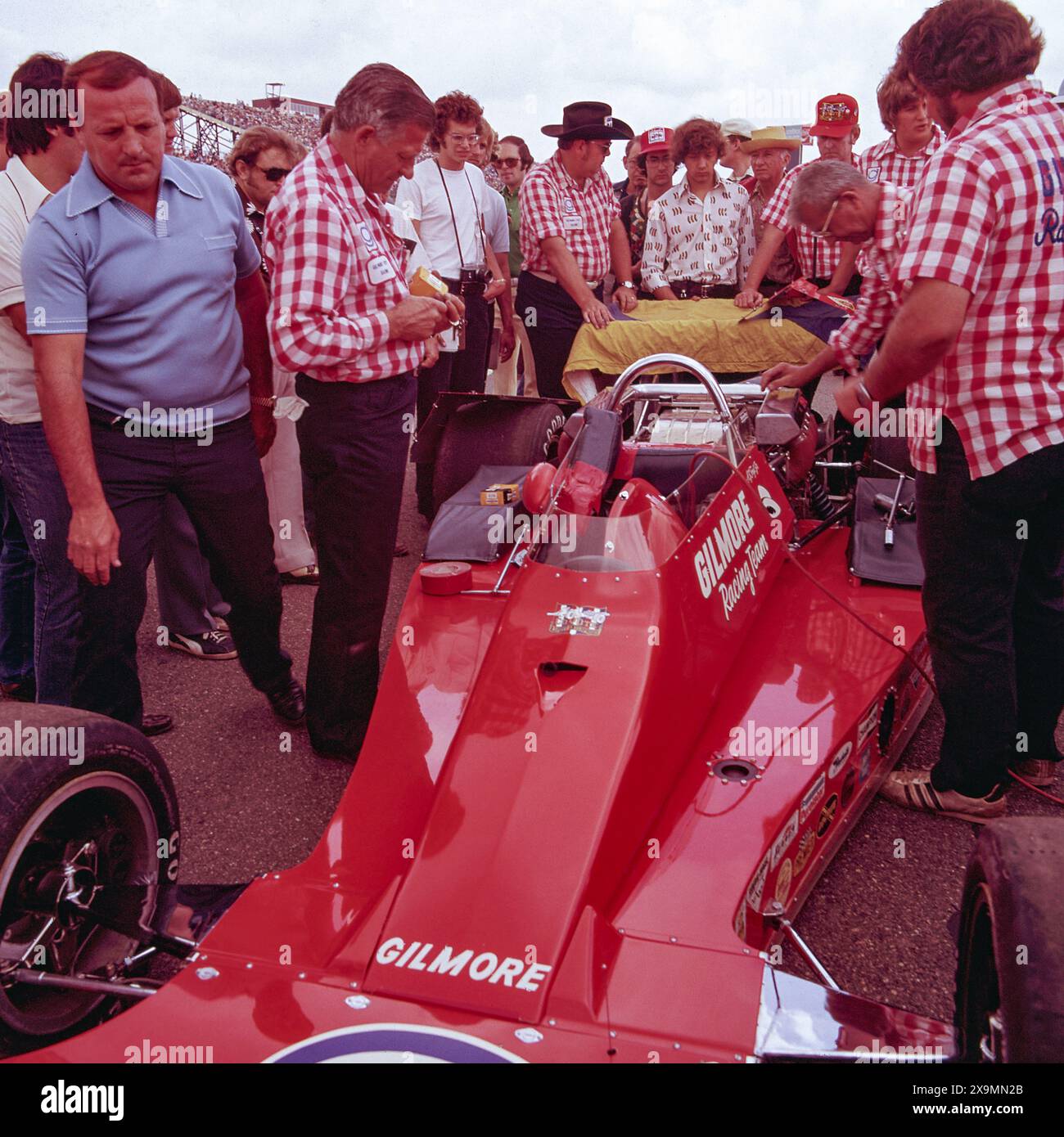 Retro Pocono 500 race, circa 1970s, Mario Andretti, Bobby Unser, Al ...