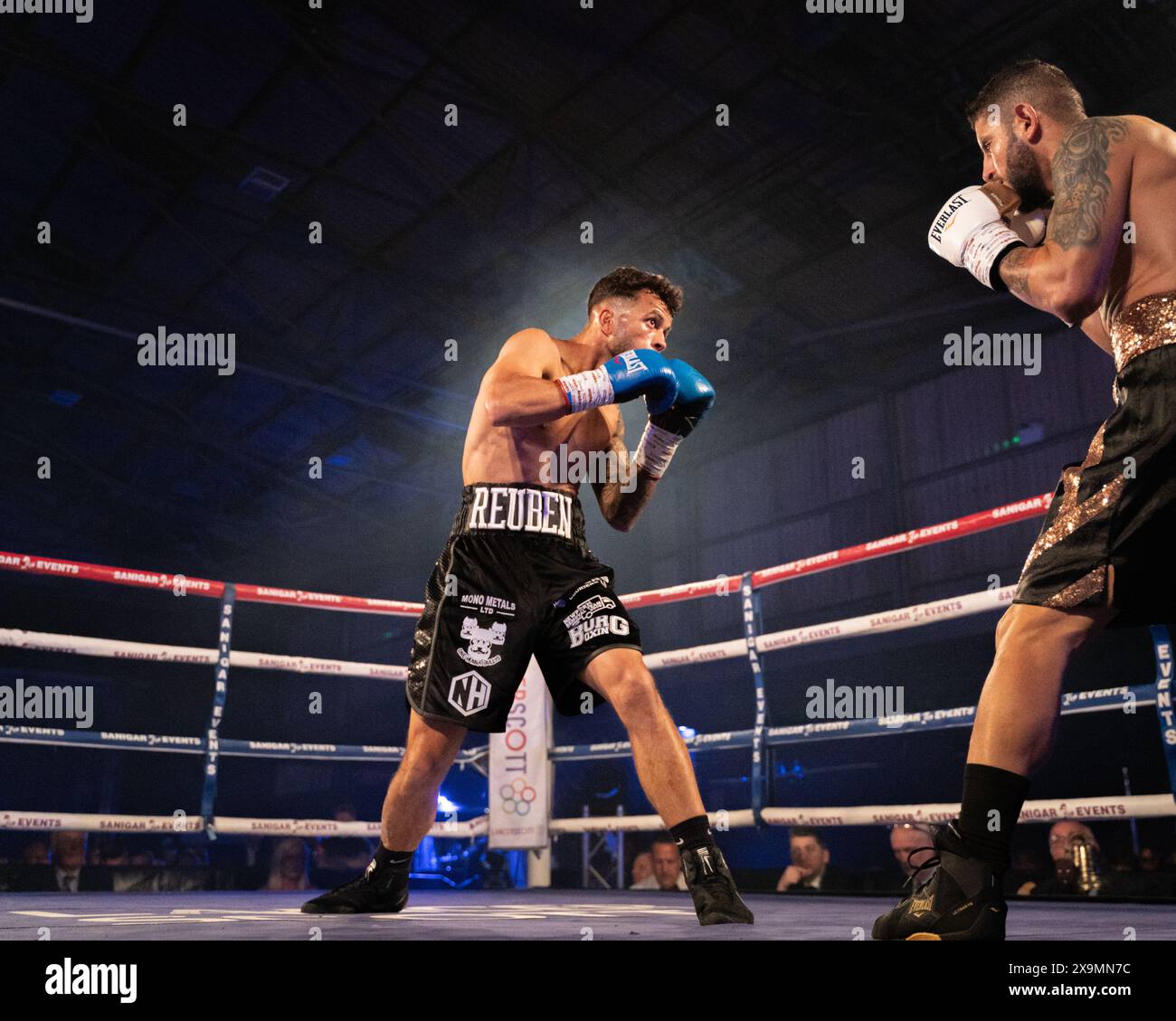 Cardiff, UK. 01st June, 2024. Nathan Howells V Jose Manuel Perez boxing ...