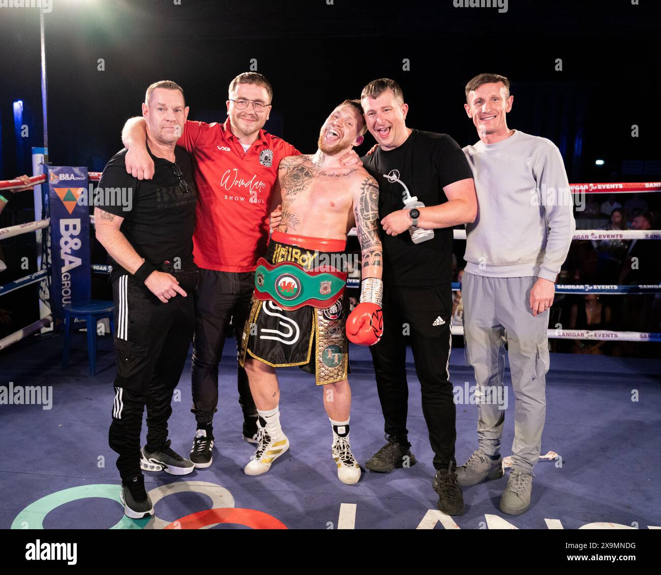 Cardiff, UK. 01st June, 2024. Ethan George V Ryan Pocock boxing match ...