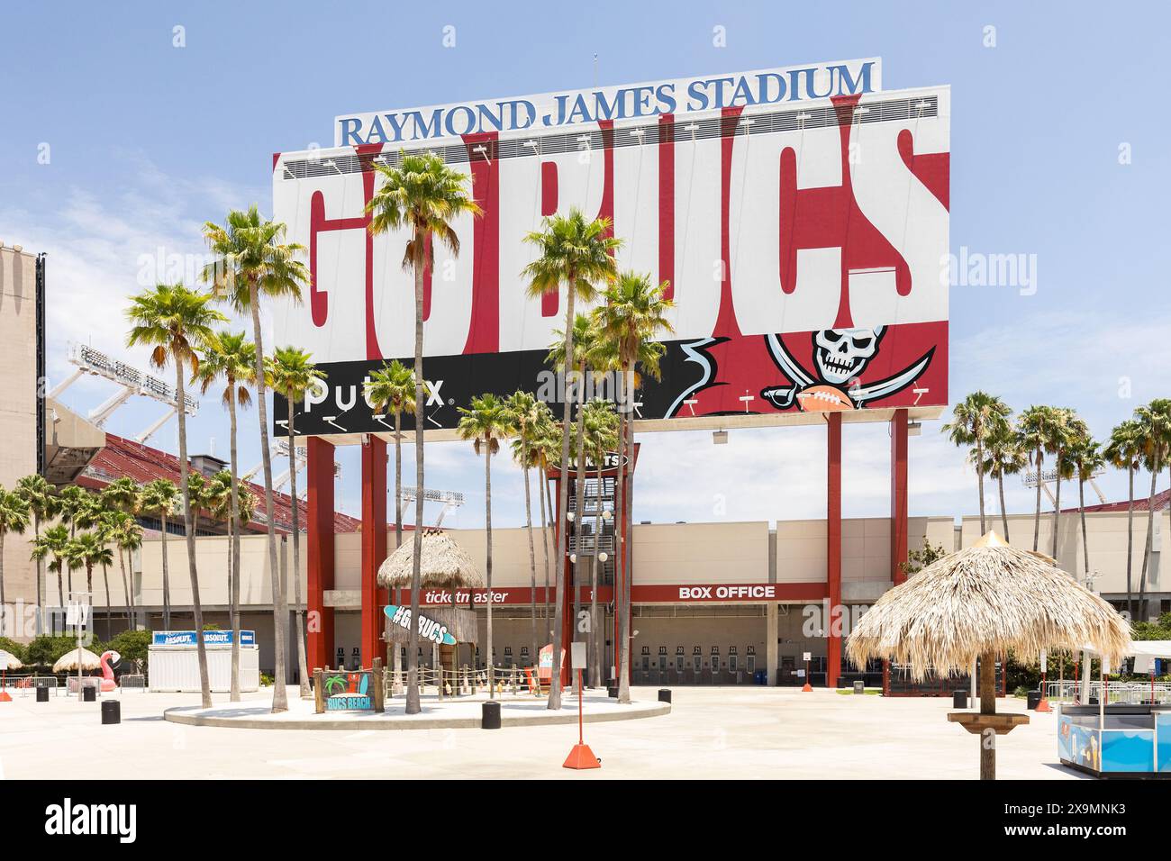 Raymond James Stadium is home to the Tampa Bay Buccaneers and ...