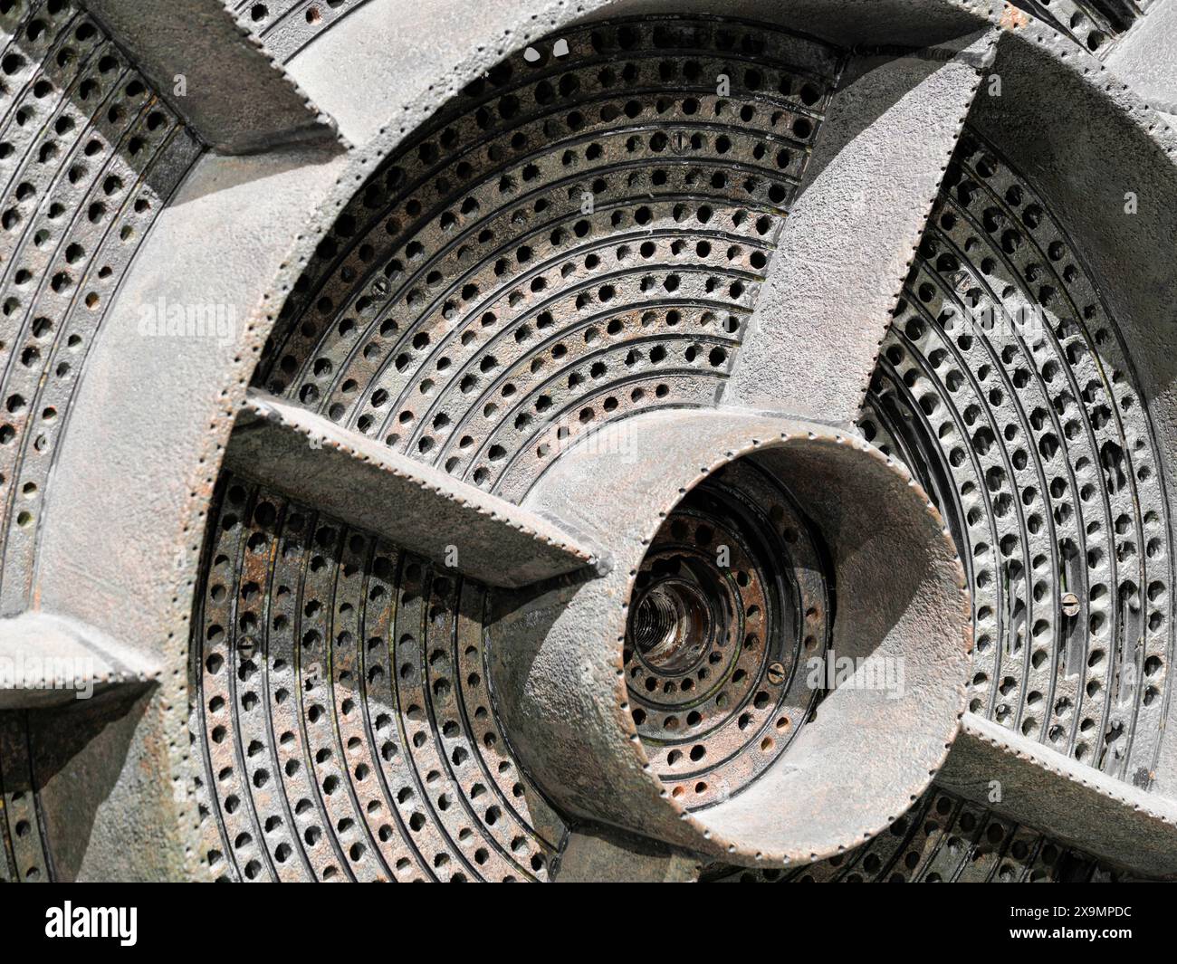 Industrial abstract metal design Stock Photo - Alamy