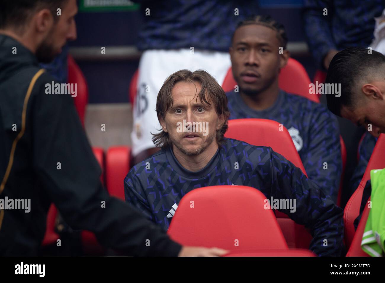Wembley Stadium, London on Saturday 1st June 2024. Luka Modric of Real ...