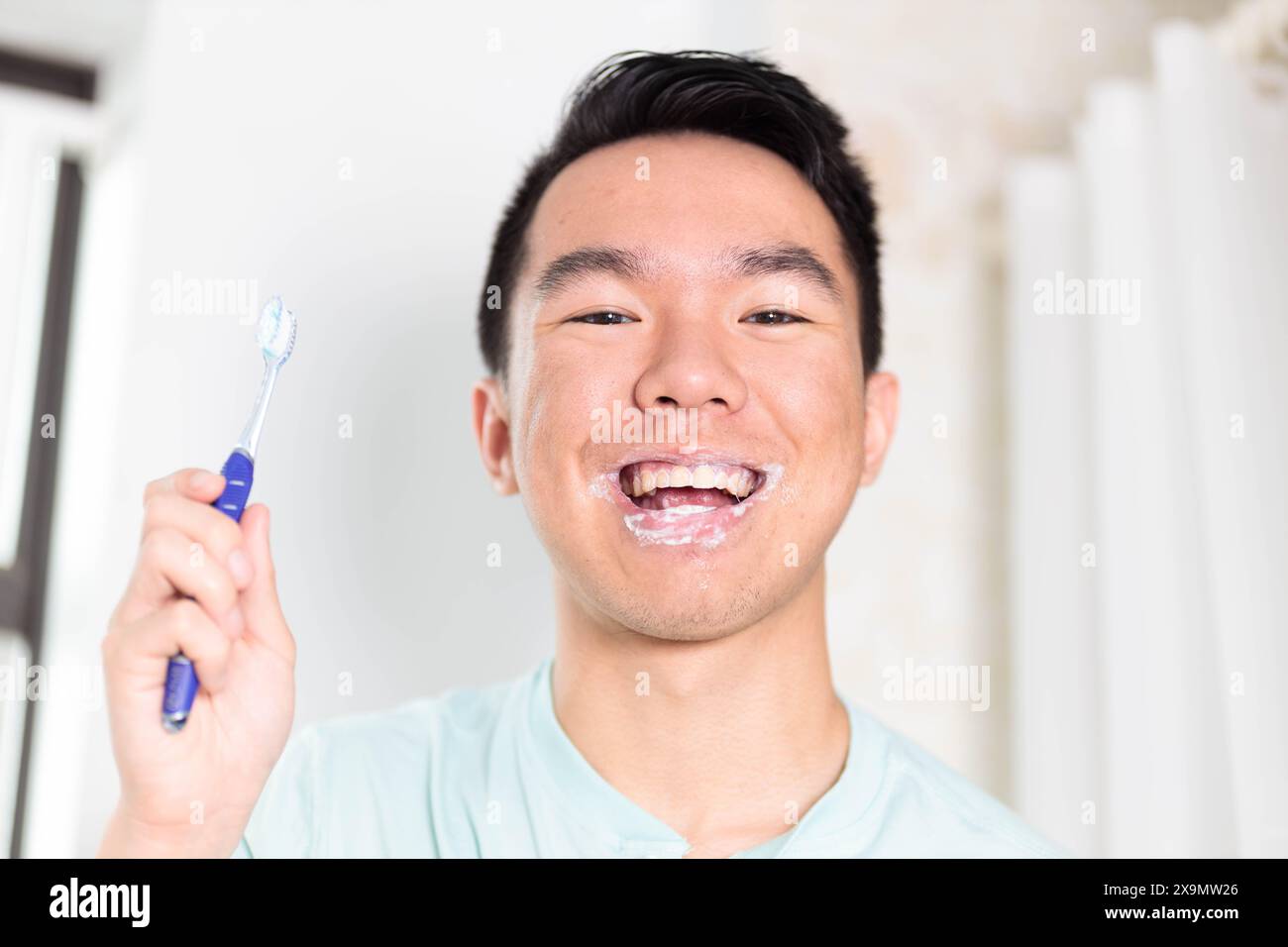 Beautiful boy brushing his teeth hi-res stock photography and images ...