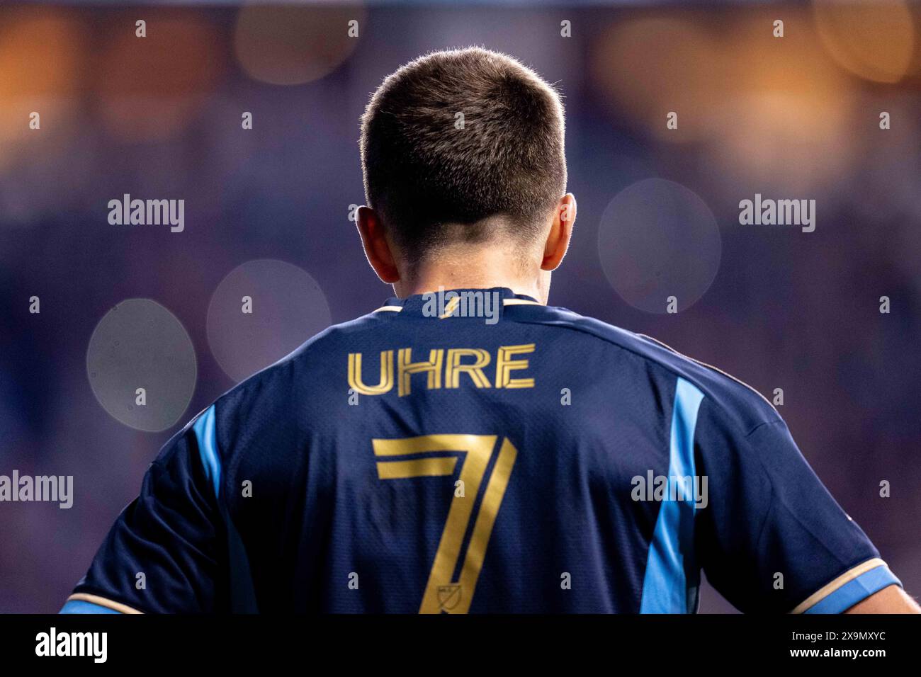 June 01, 2024: Philadelphia Union Forward Mikael Uhre (7) celebrates a ...