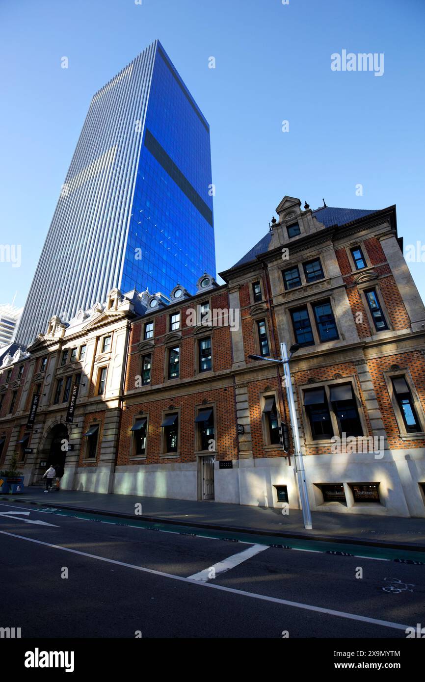 Old and modern architecture, Barrack street, Perth, Western Australia ...