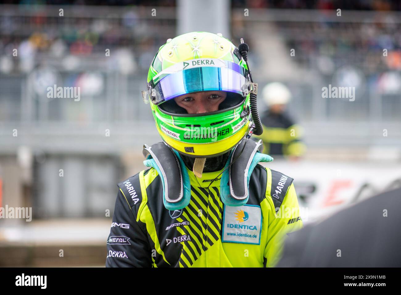 David Schumacher (Schnitzelalm Racing, Mercedes AMG GT4, SP10, #111) in ...