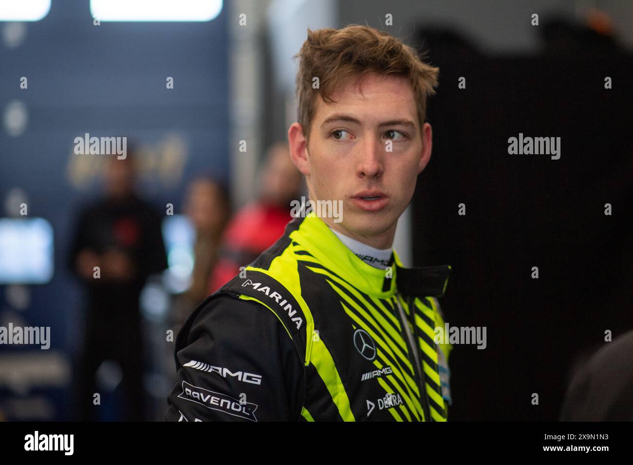 David Schumacher (Schnitzelalm Racing, Mercedes AMG GT4, SP10, #111) in ...