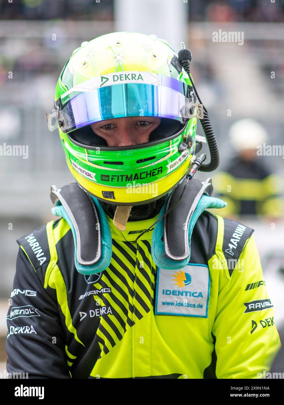 David Schumacher (Schnitzelalm Racing, Mercedes AMG GT4, SP10, #111) in ...