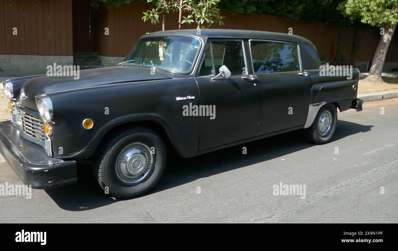 Los Angeles, California, USA 1st June 2024 Checker Marathon Taxi Car on ...