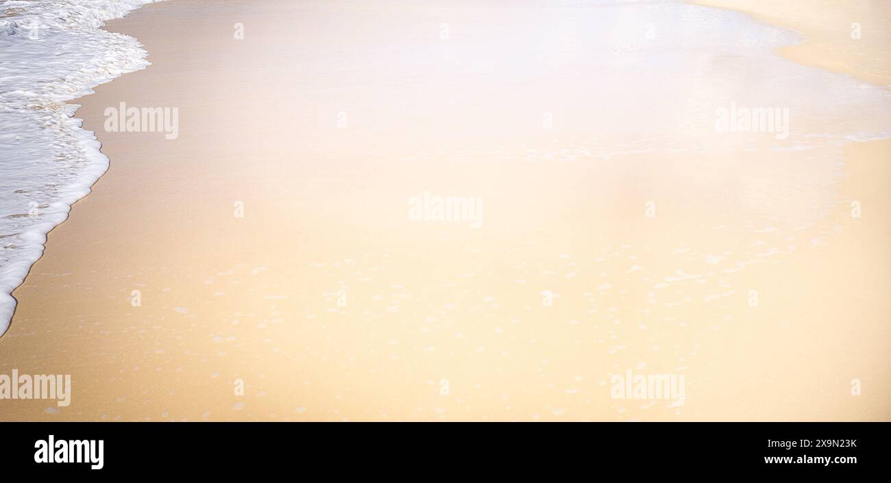 A conceptual sandy beach background with lots of copy space, neutral ...