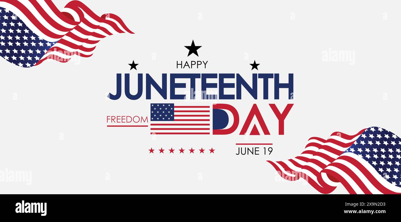 Juneteenth Liberation A Beautiful Vector Design to Remember Freedom Day ...