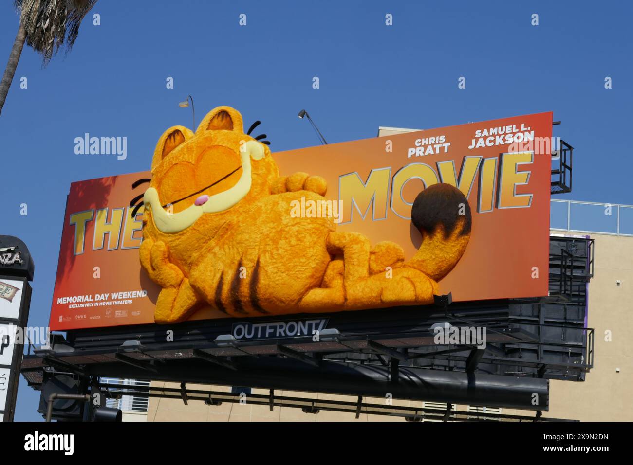Los Angeles, California, USA 1st June 2024 The Garfield Movie Billboard ...