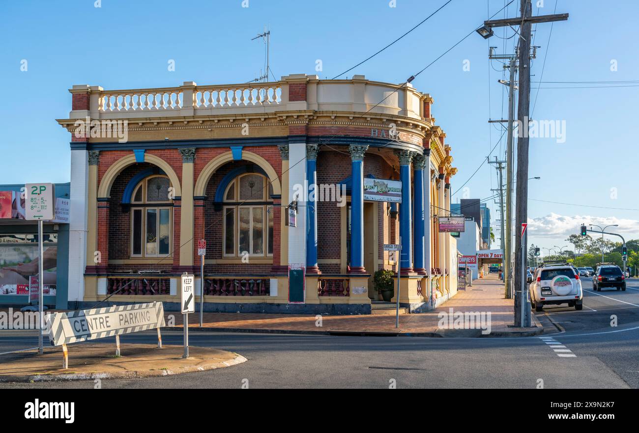 The old Union bank of Australia in Bundaberg in Queensland, australia ...