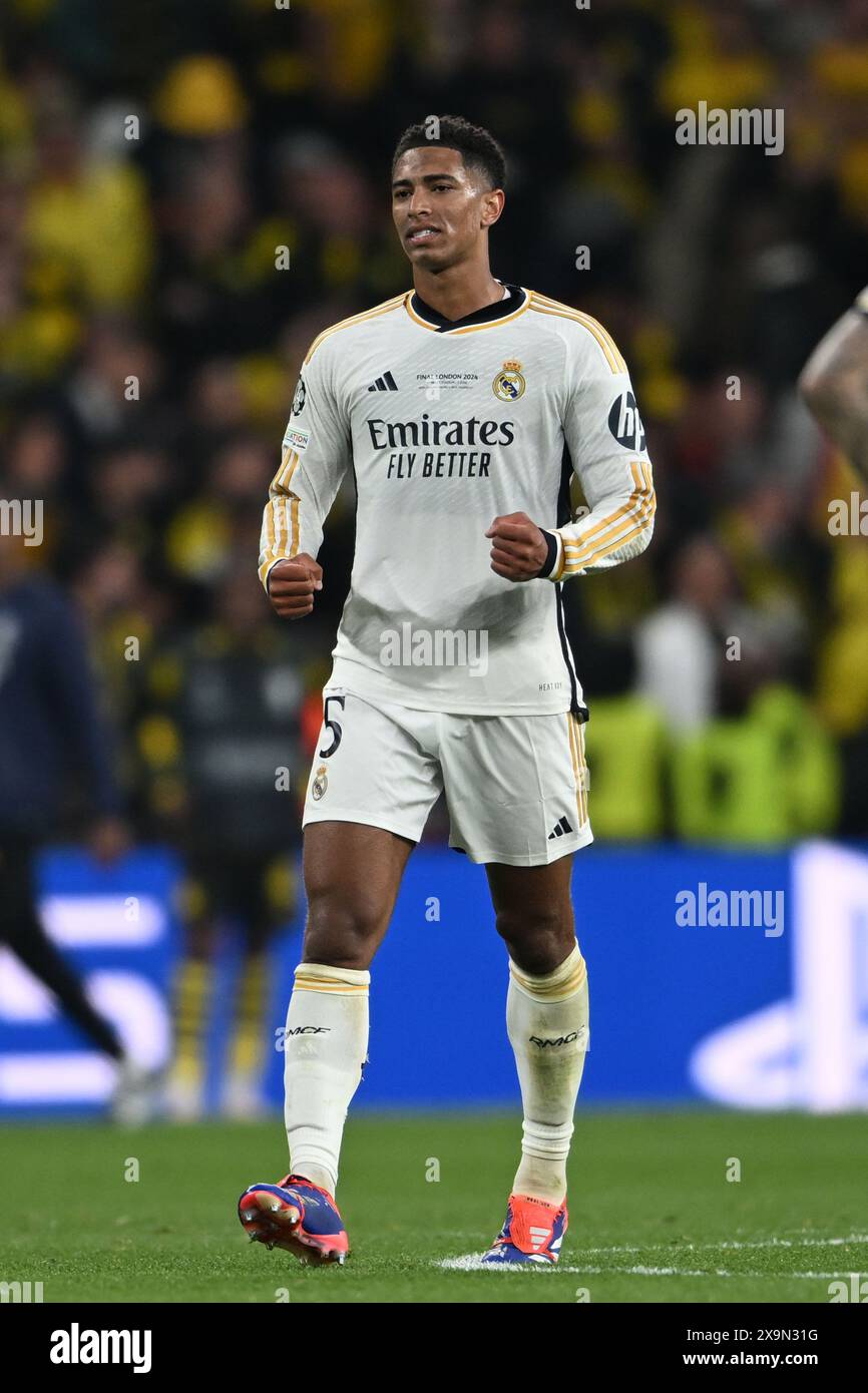 Jude Bellingham (Real Madrid) celebrates after scoring his team's ...