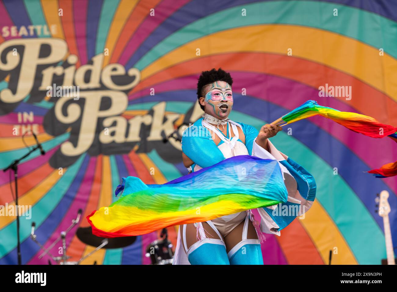 Seattle, USA. 1st Jun 2024. The 50th anniversary of Pride in Volunteer ...