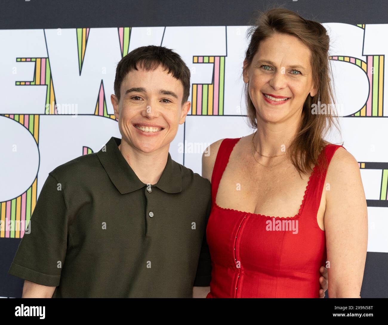 Elliot Page and Hillary Baack attend New York Premiere at NewFest Pride ...
