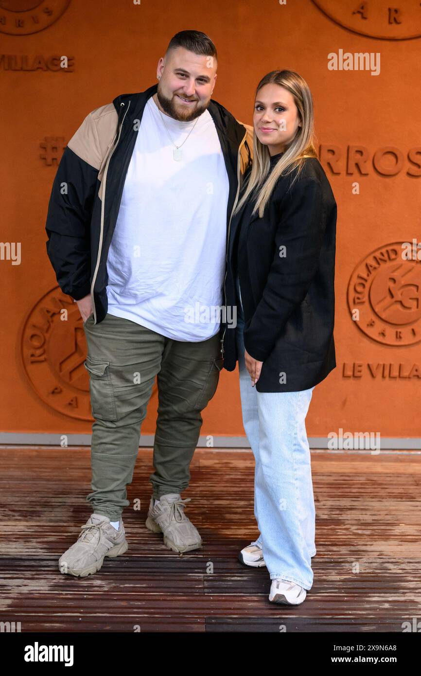 Nicocapone and his wife Daniella attend the 2024 French Open at Roland ...