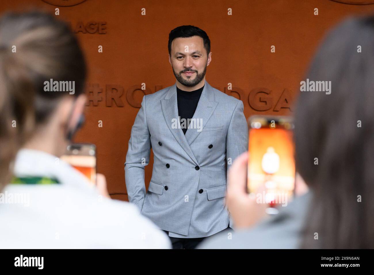 Karim Bennani attends the 2024 French Open at Roland Garros on June 1 ...