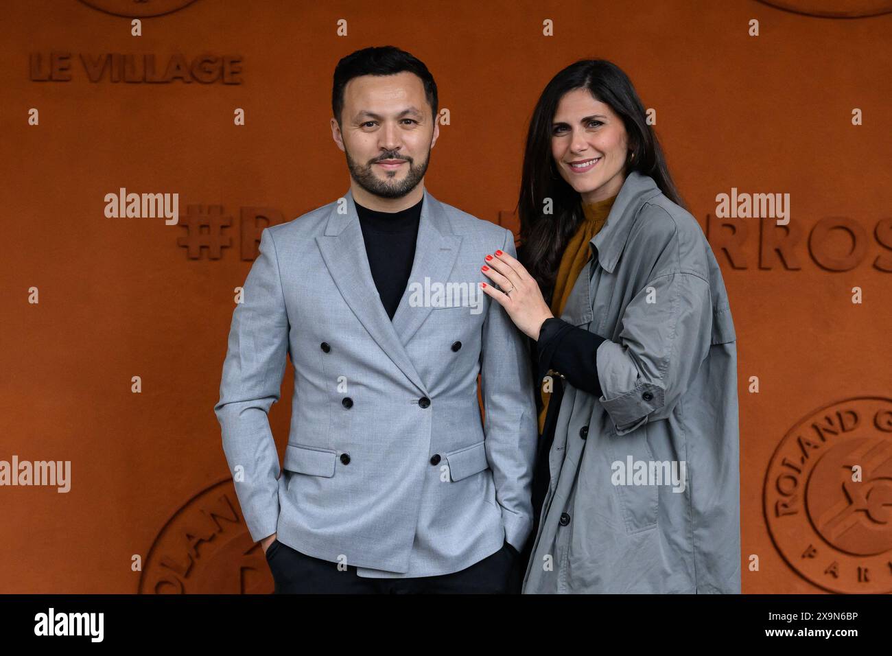 Karim Bennani attends the 2024 French Open at Roland Garros on June 1 ...