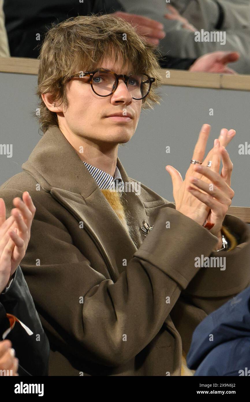 Pierre De Maere attends the 2024 French Open at Roland Garros on June 1 ...