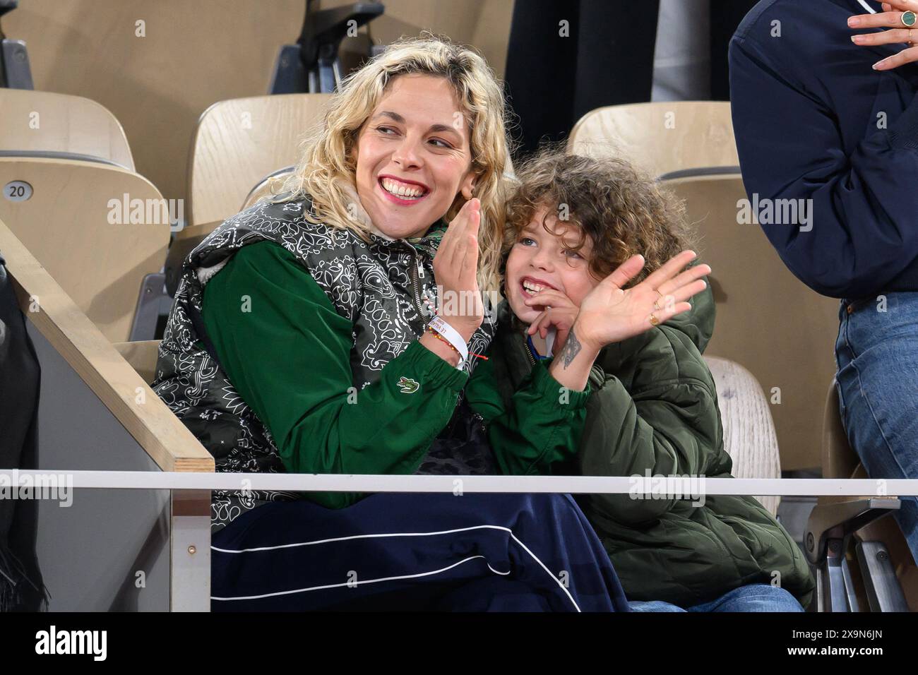 Alysson Paradis attends the 2024 French Open at Roland Garros on June 1 ...