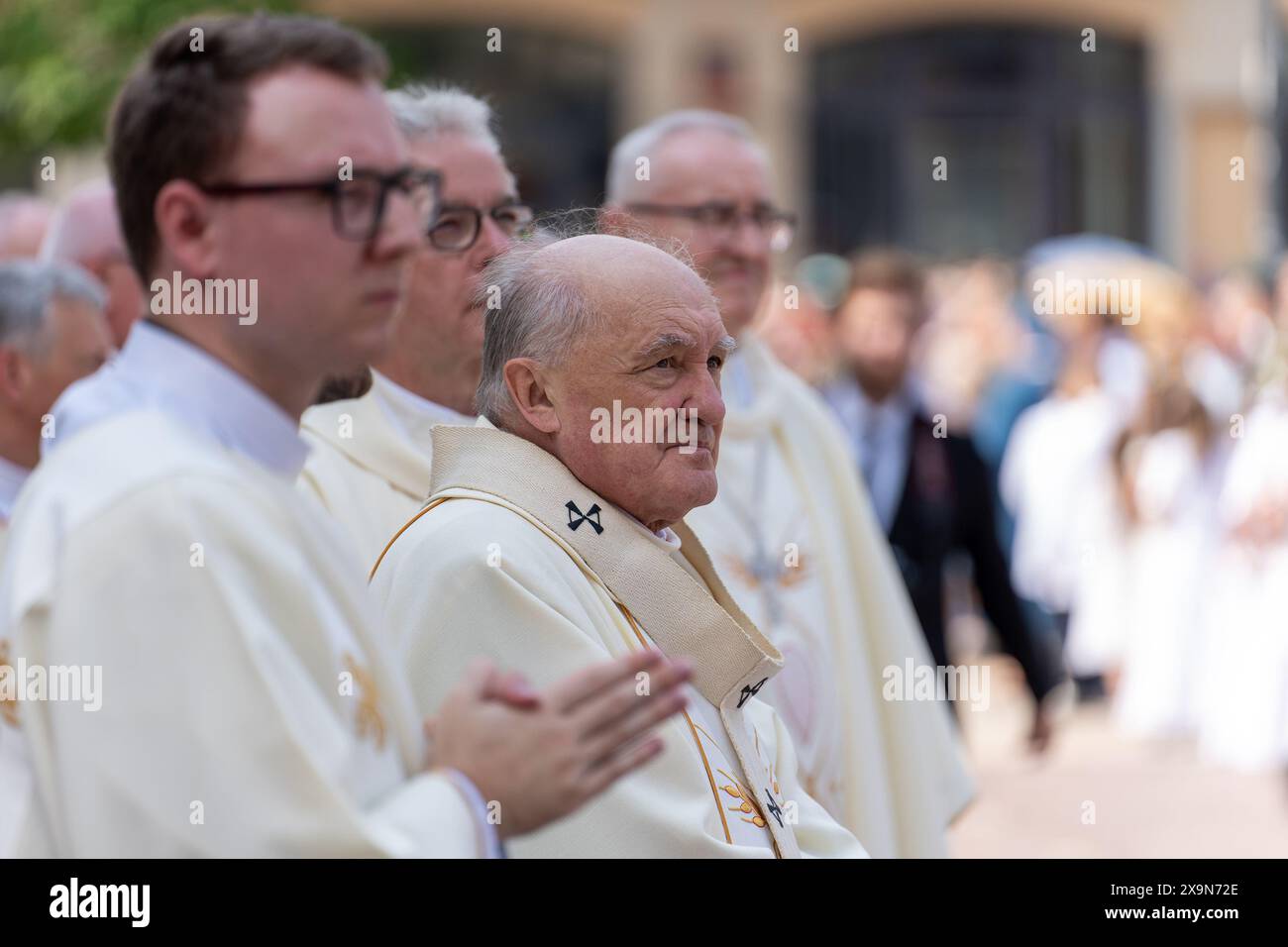 Kazimierz Nycz Polish prelate seen during the Corpus Christi procession ...